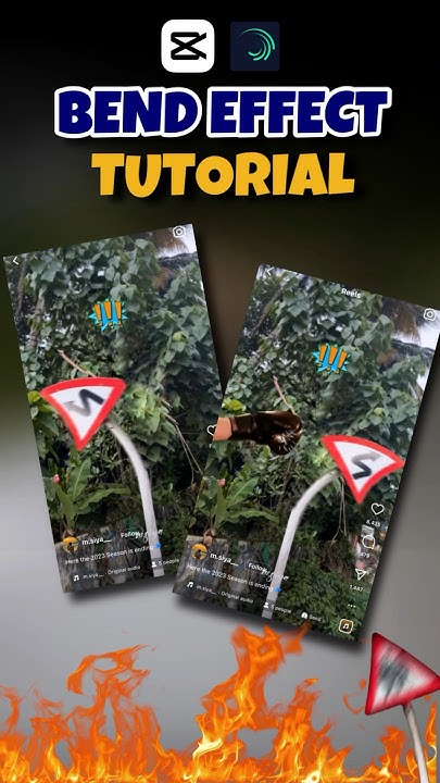 BEND EFFECT TUTORIAL | CAPCUT AND ALIGHT MOTION BEND EFFECT TUTORIAL ...