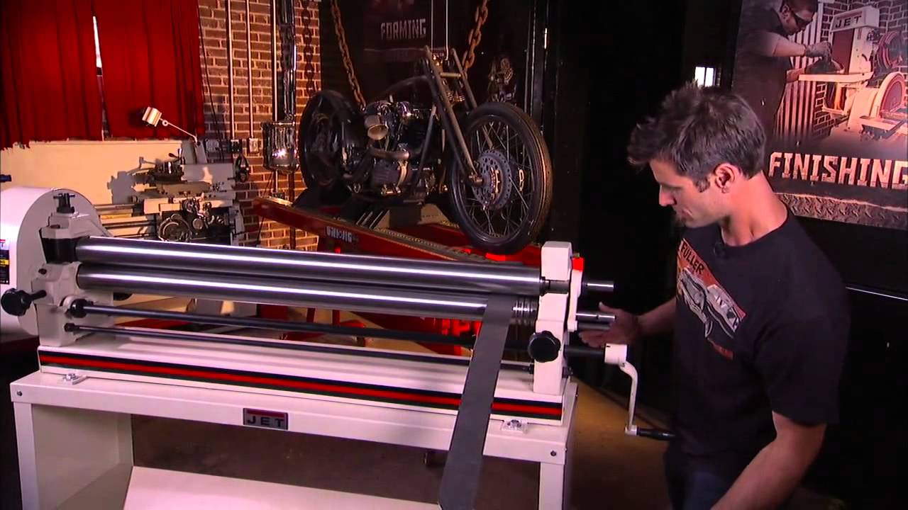 JET Slip Roll Metalforming Demo - YouTube