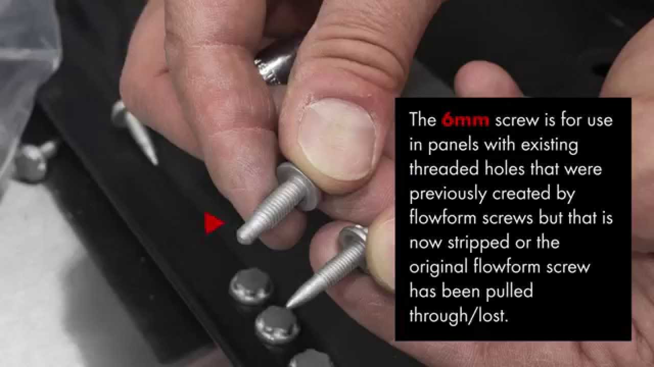 FlowForm Screw Demo - Aluminum Repair // Démo des vis FlowForm ...