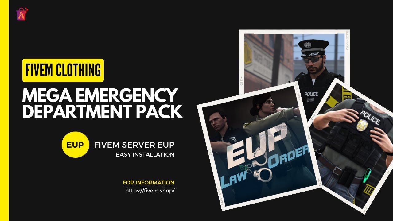 FiveM Emergency Department Clothing Pack | FiveM EUP 9.5 #fivem #eup # ...