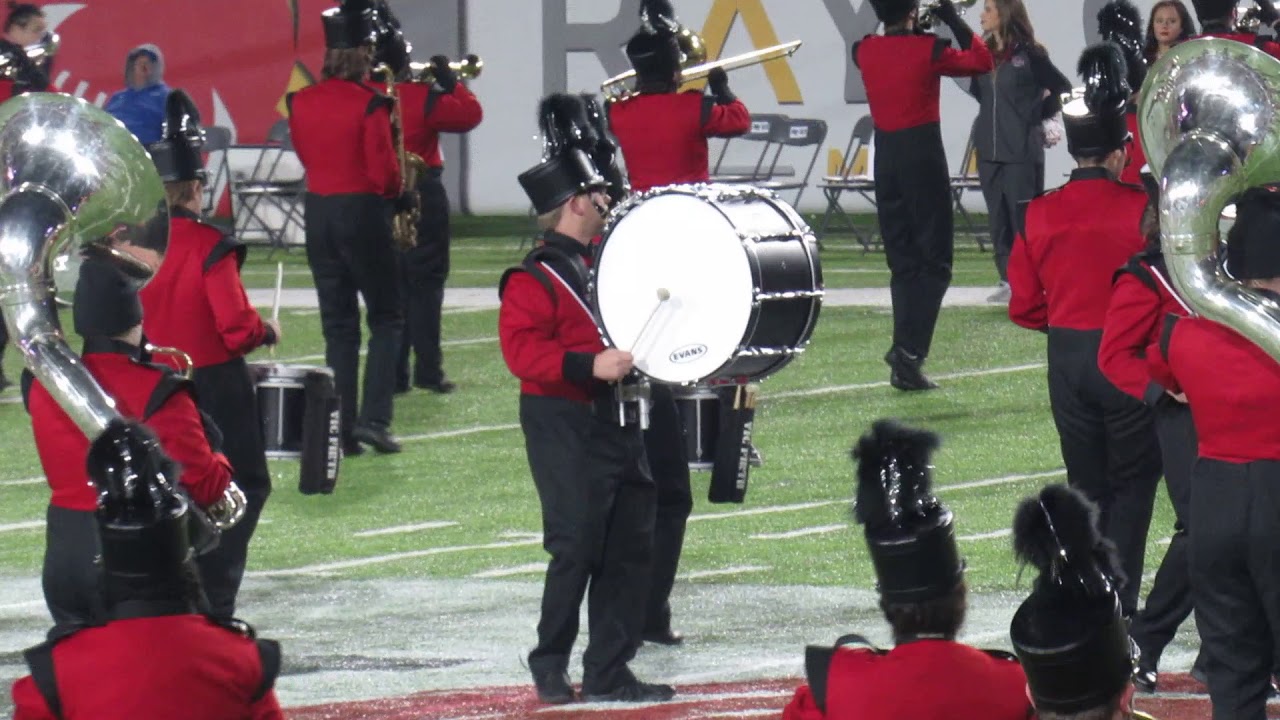 Arkansas State Red Wolves Marching Band Halftime Performance (2017 ...