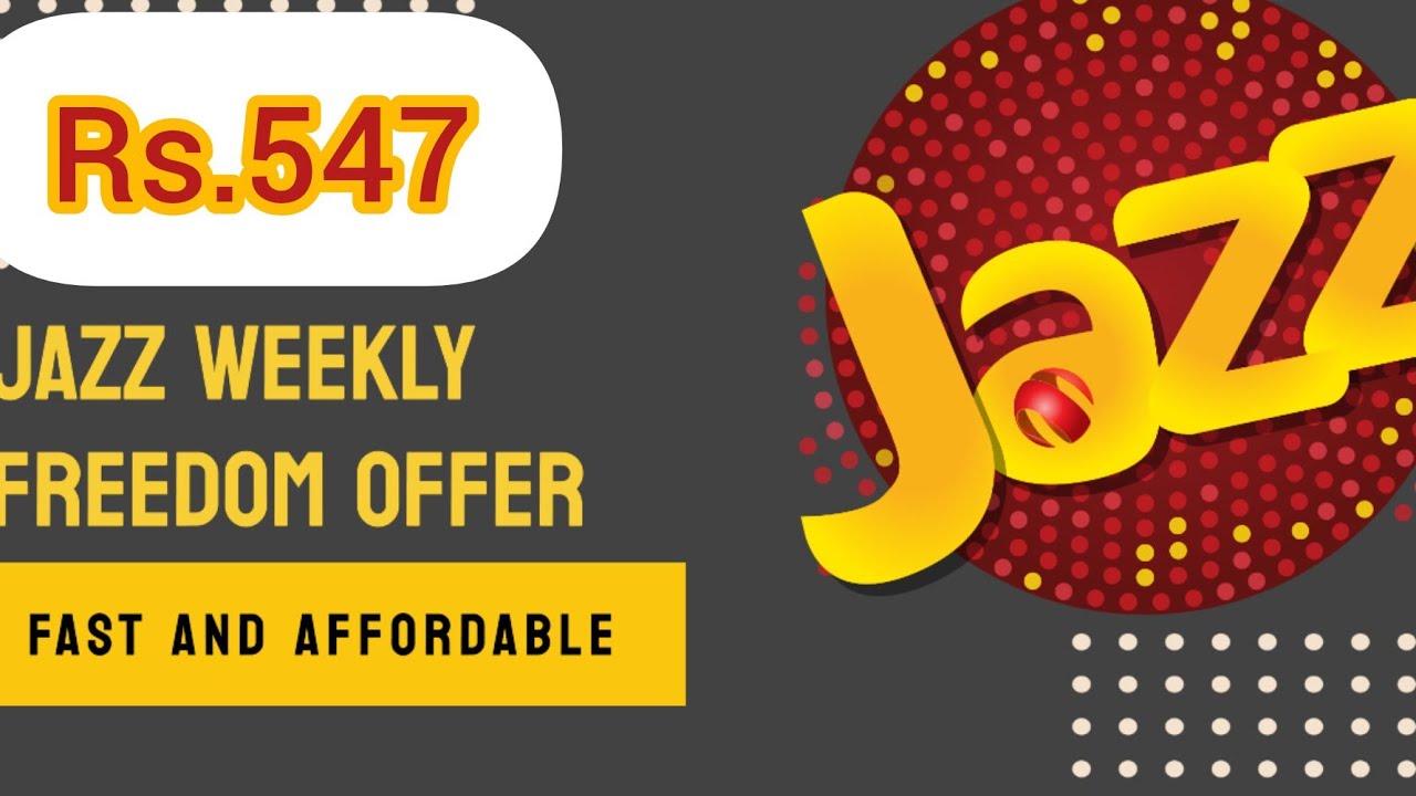JAZZ WEEKLY FREEDOM OFFER || JAZZ WEEKLY FREEDOM PACKAGE || JAZZ 4G ...