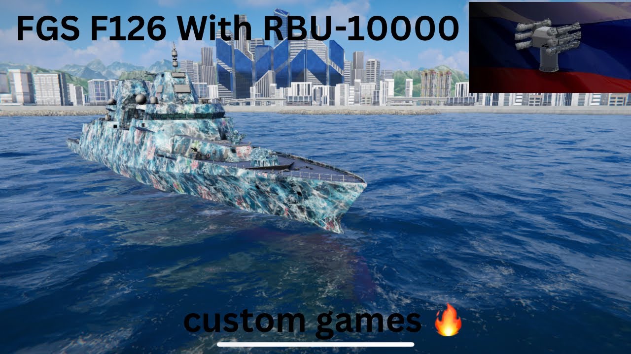 Modern Warships - FGS F126 With RBU-10000 🔥 - YouTube