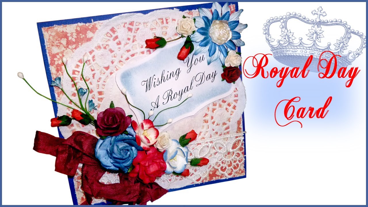 British "Royal Day" Card DT Challenge JULY - Portobello Road - YouTube