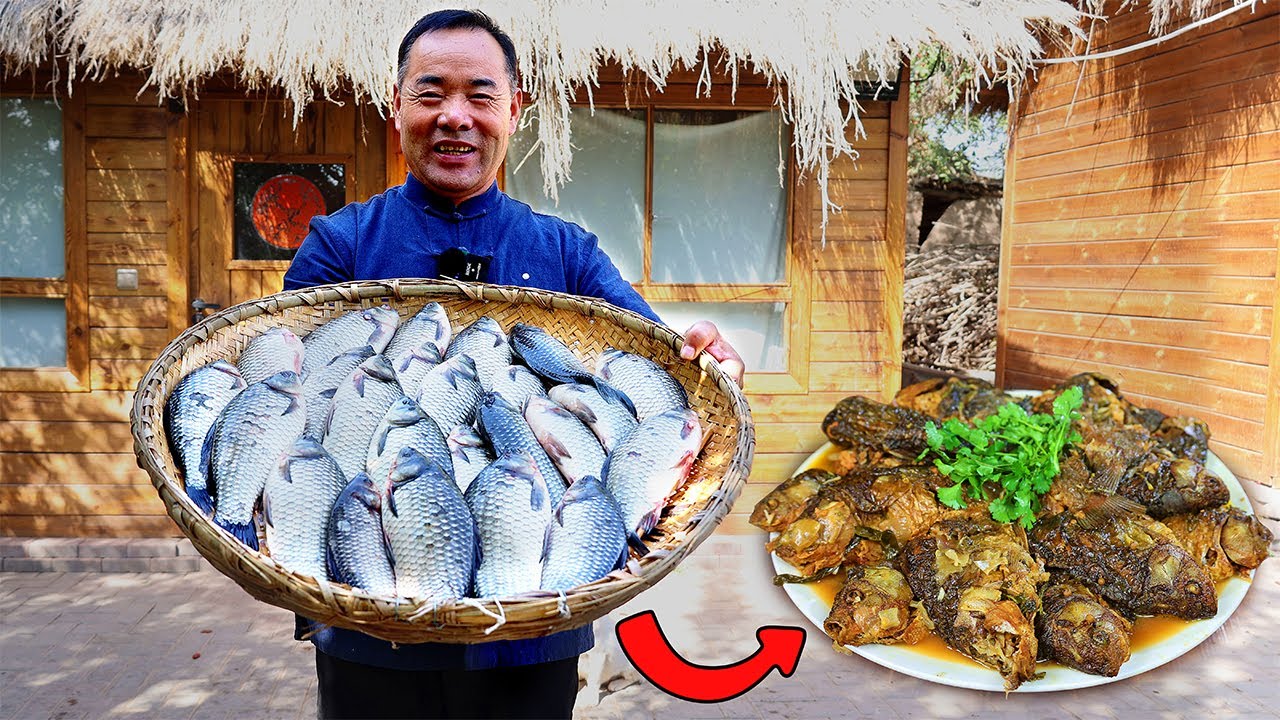 Cooked 20 Wild Carps into a Specialty Chinese Cuisine, Soft and Yummy ...