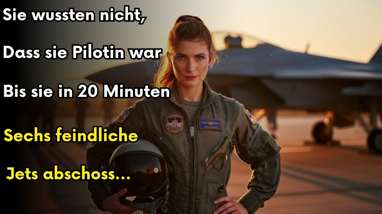 Sie wussten nicht, dass sie Pilotin war – bis sie in 20 Minuten sechs ...