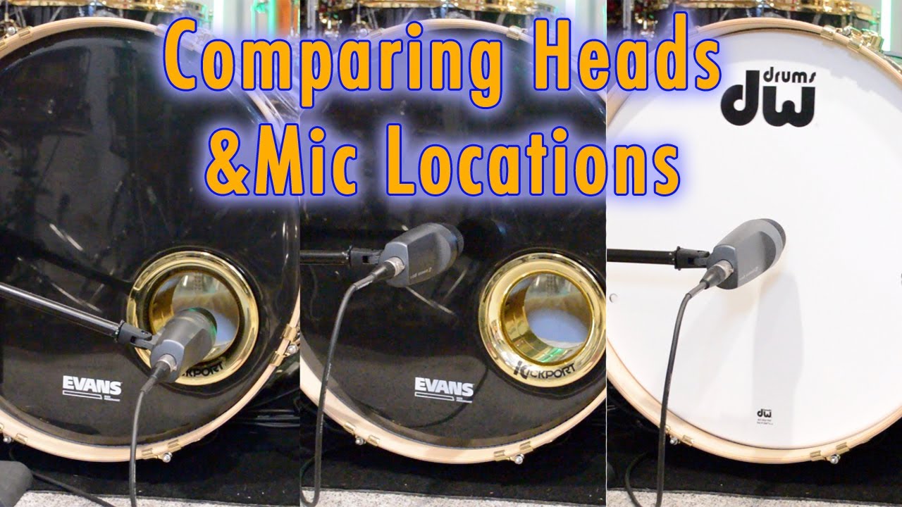Mic Placement and Portholes?! Does it matter?! Remo vs Evans - YouTube
