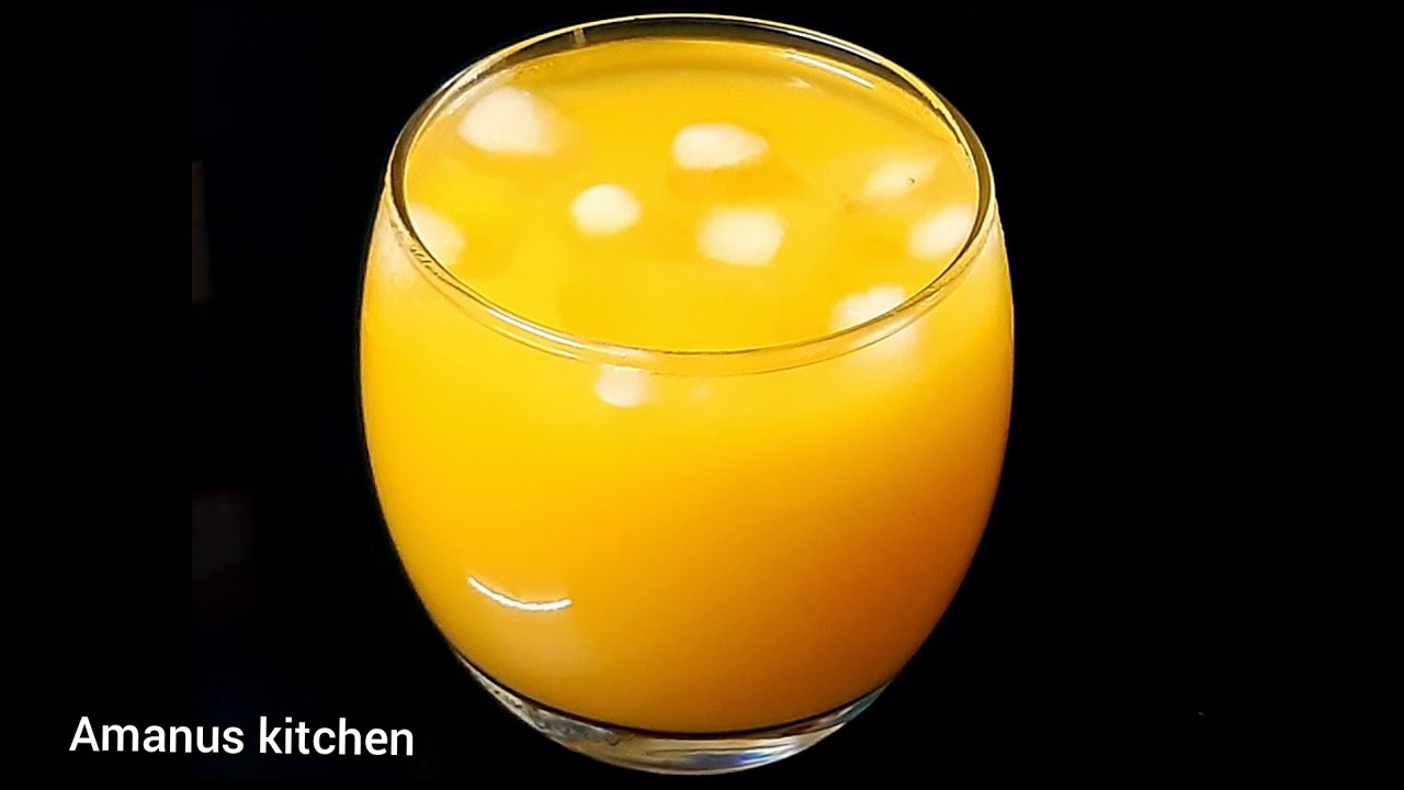 Mango frooti recipe|how to make mango frooti at home|fresh mango juice ...