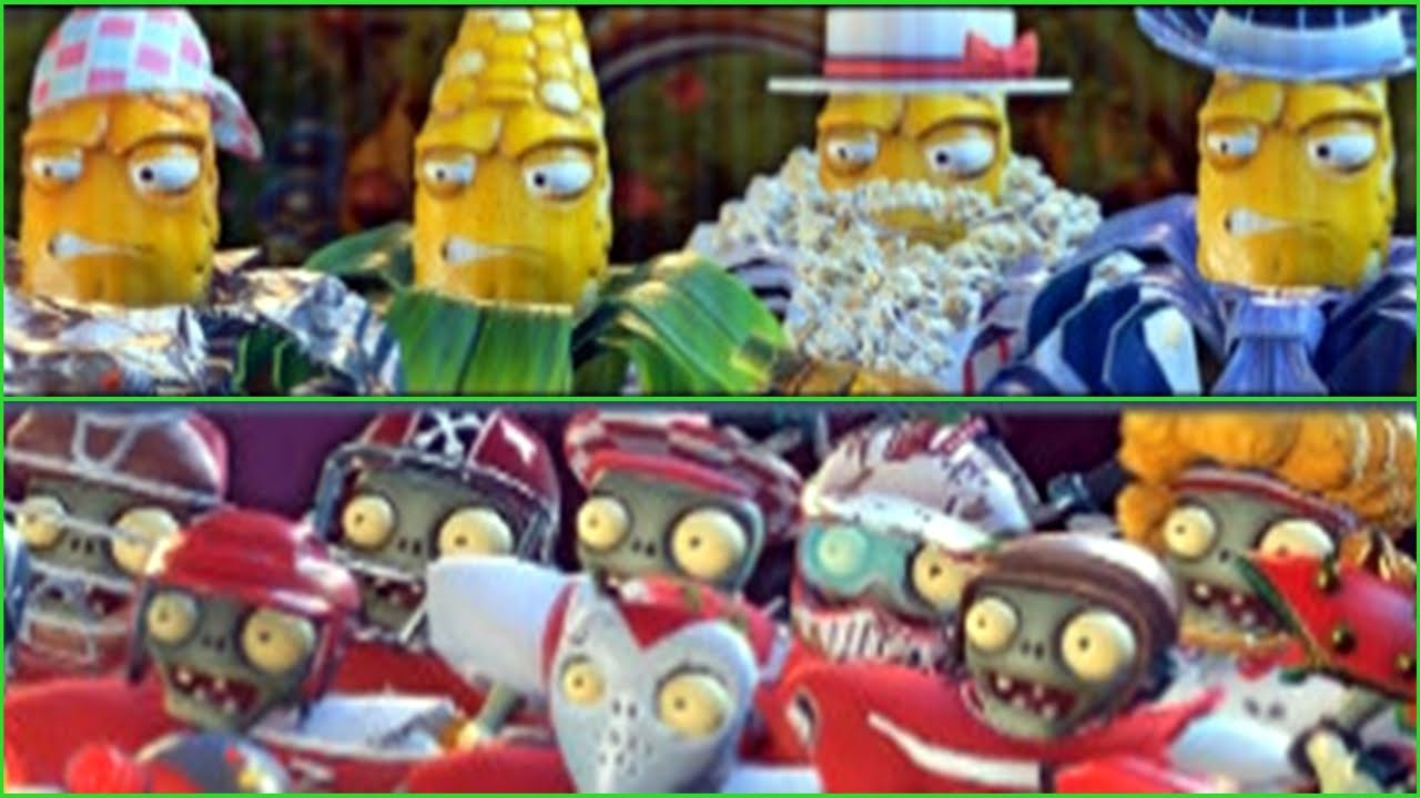 Plants vs Zombies Garden Warfare 2:All Kernel Corn To Fight All Stars ...