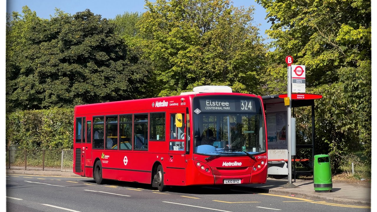 Buses at Stanmore Station. 12th August 2024. - YouTube