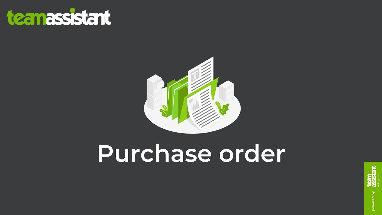 Purchase Order - Team assistant - YouTube