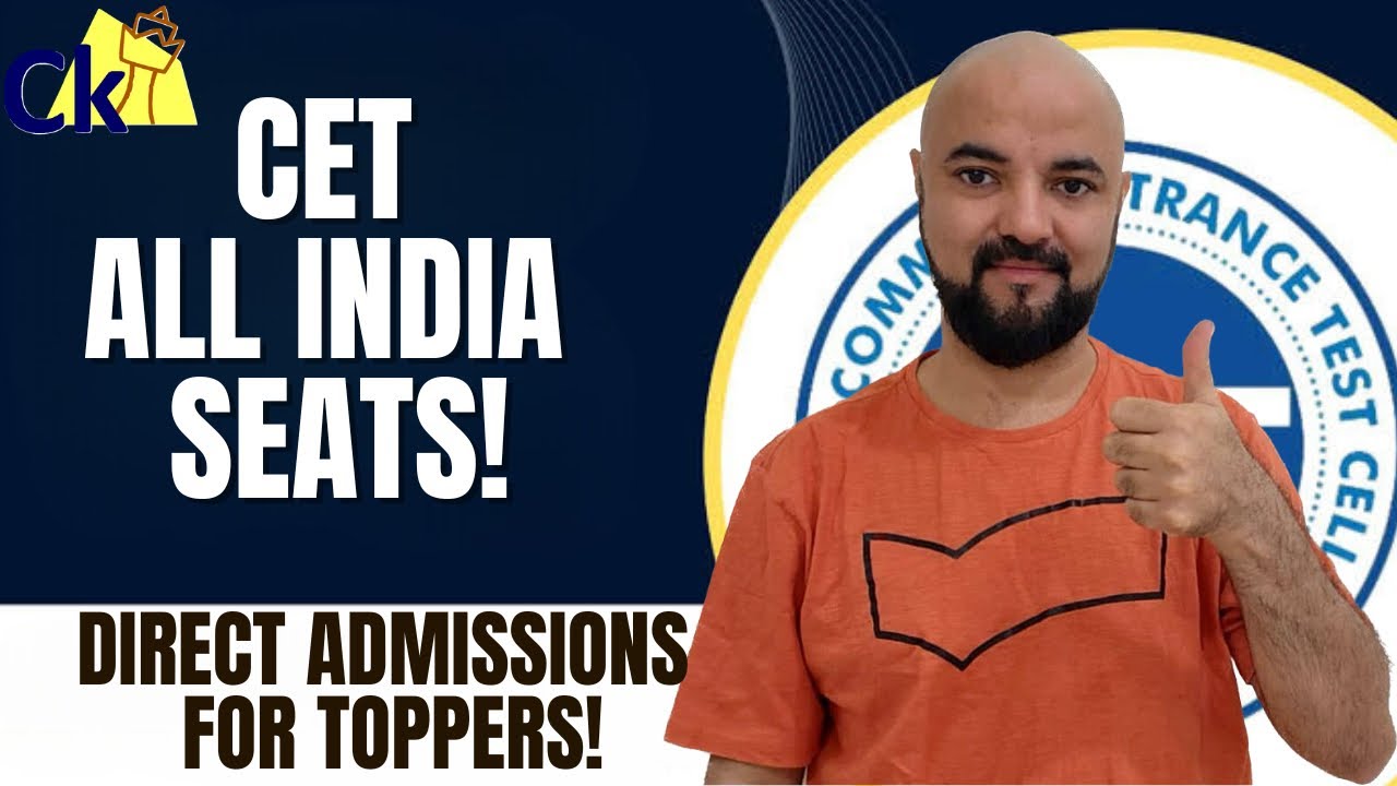 CET All India Seats! No GDPI | Direct Admissions to toppers!! - YouTube