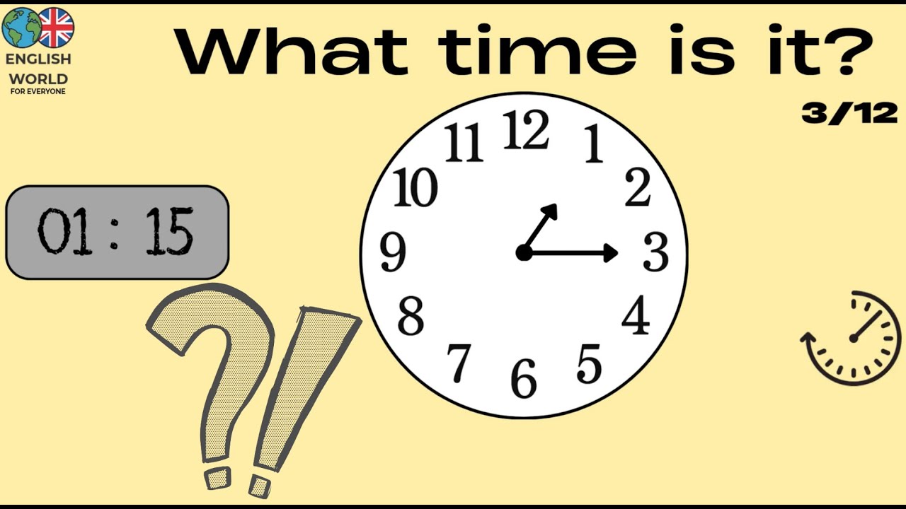 🕐 What Time Do You See in the Picture? Telling the time - YouTube