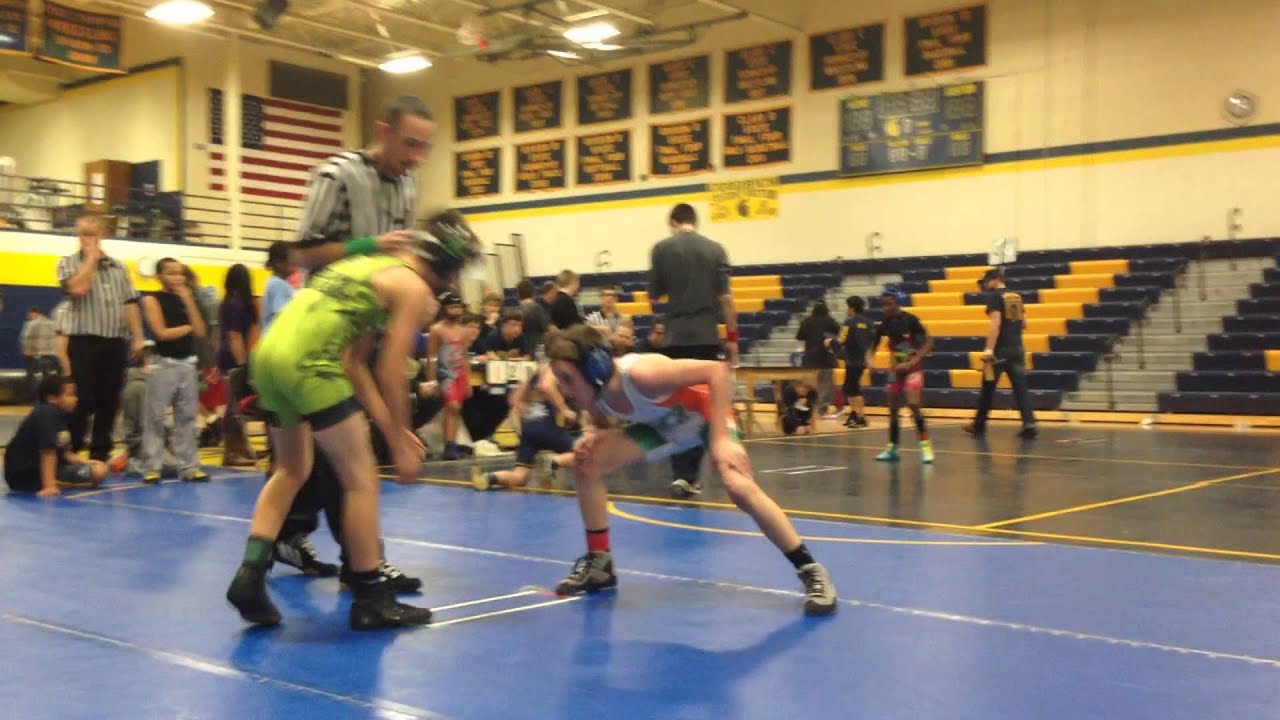 Liam First Place Wrestling match January 2014 - YouTube