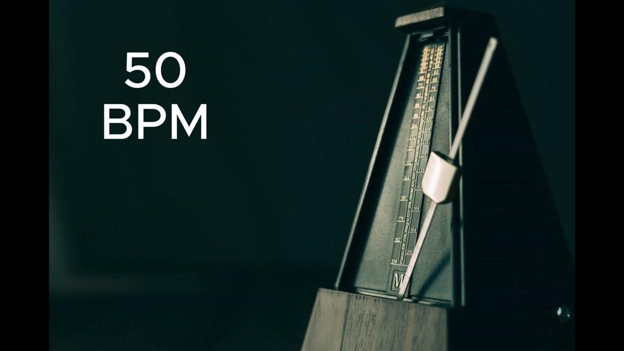 Metronome/50 BPM/Beat per minute/Sound effect. - YouTube