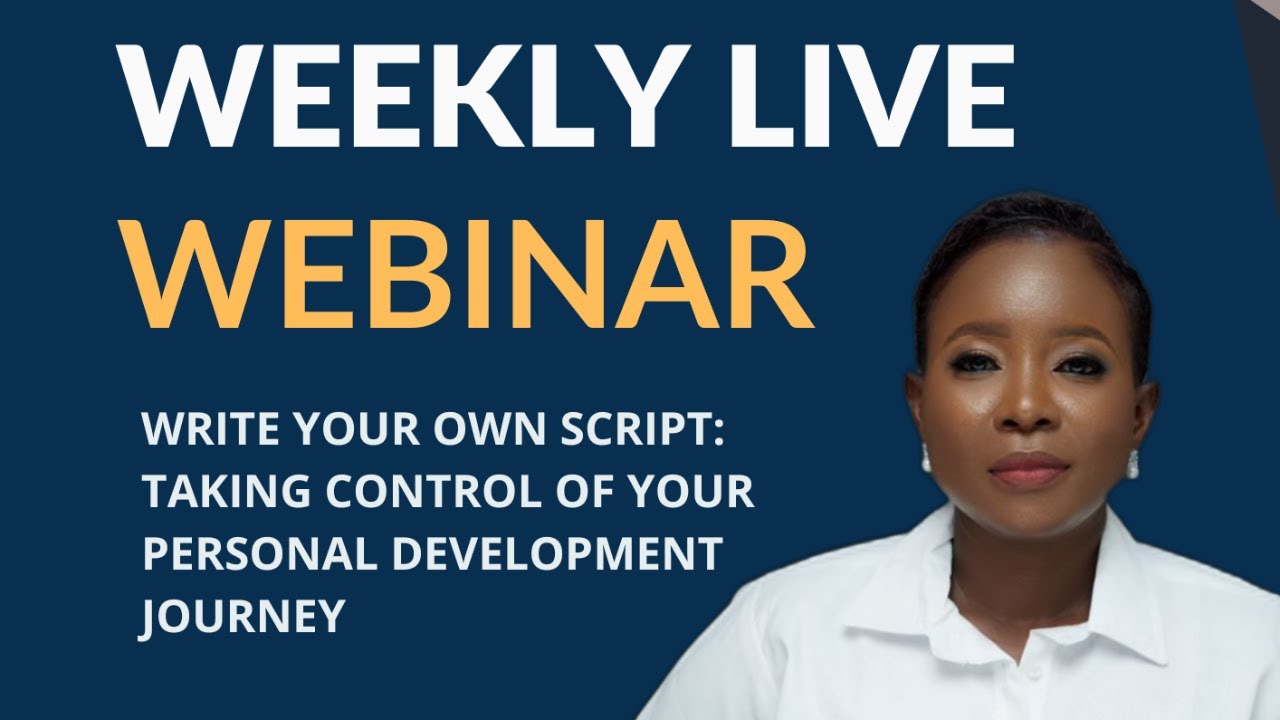 Weekly Live Webinar - Write Your Own Script: Taking Control of Your ...