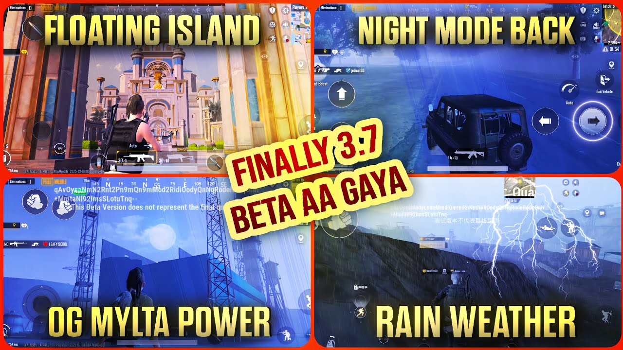 3.7 Beta Here 🔥 Ancient Mode With Flouting Island 🔥 Old Erangle and old ...