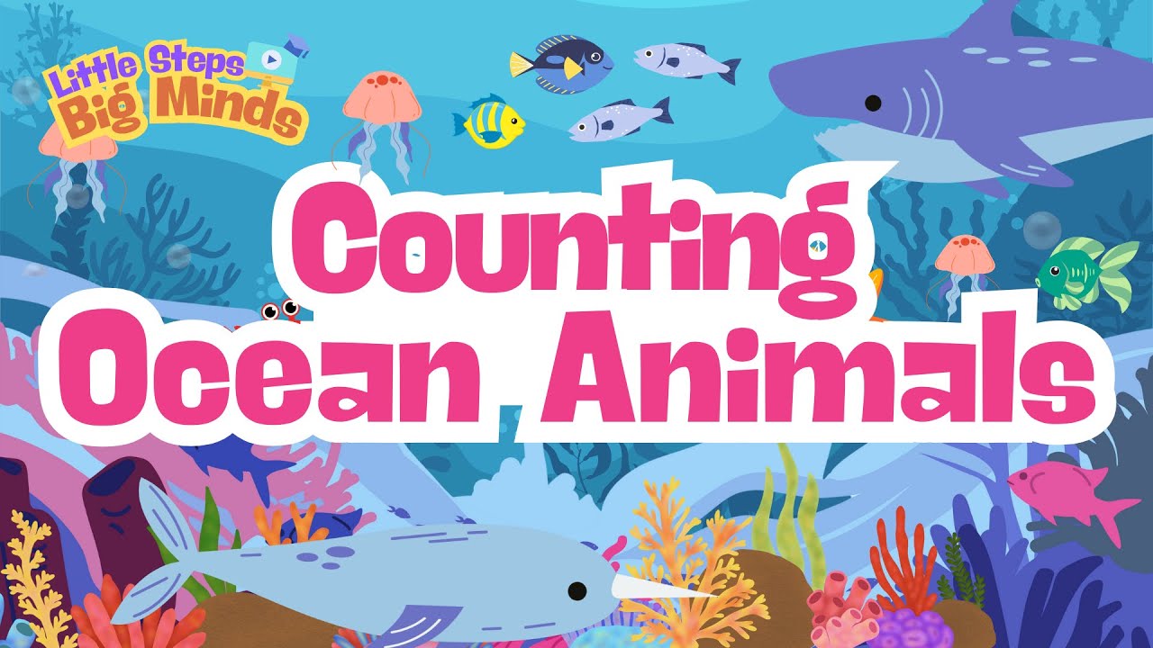 1-2-3 Let’s Count the Sea | Learn Numbers 1 to 5 | Ocean Animals for ...