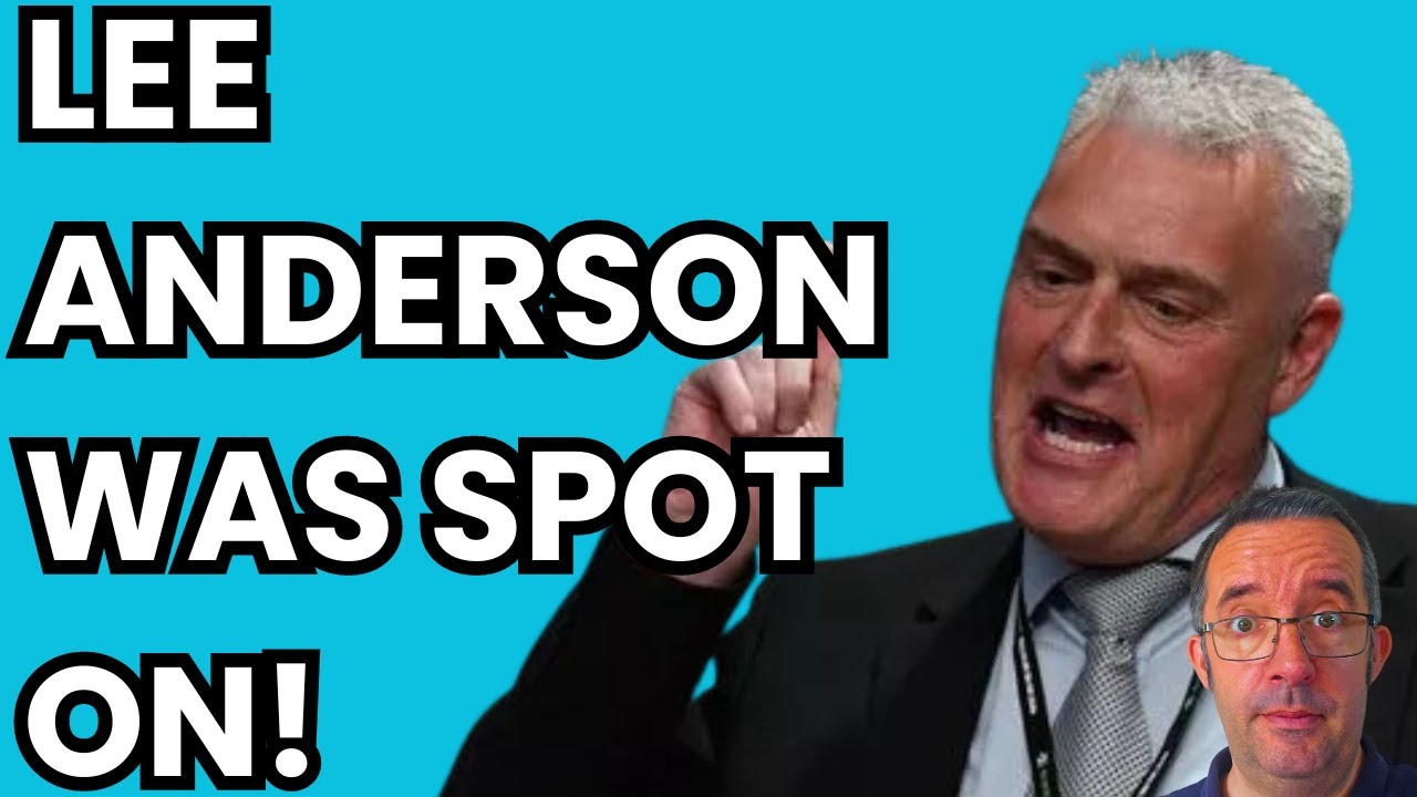 About Lee Anderson's SPOT ON Comments - YouTube