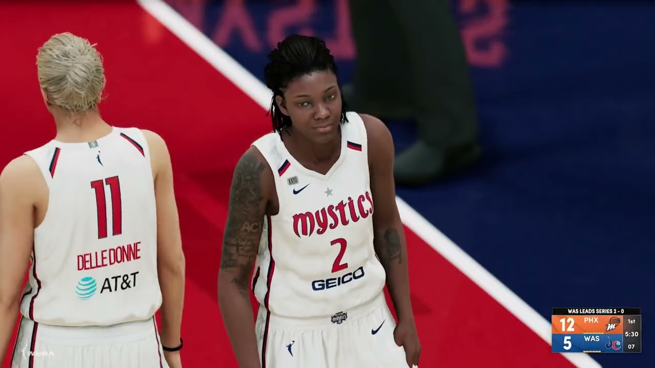 NBA 2K22 WNBA Gameplay: Phoenix Mercury vs Washington Mystics - (Xbox ...
