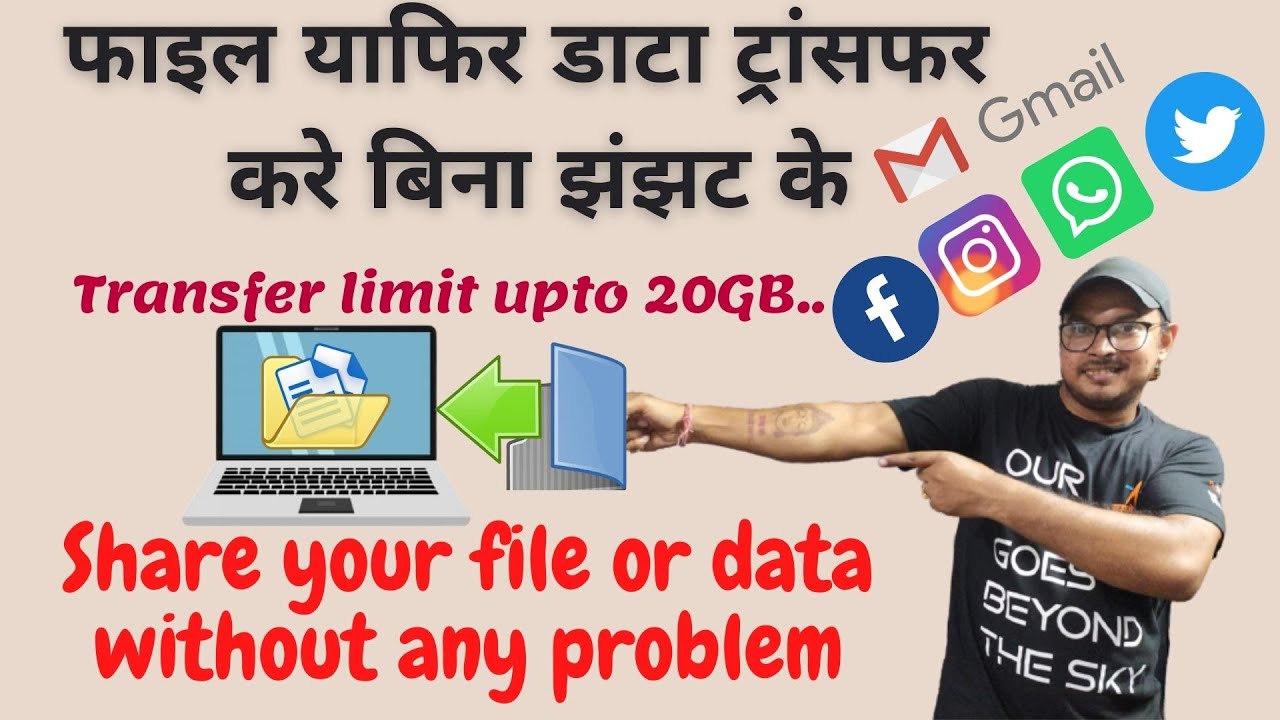 How To Transfer Send Large Files Share Photos Online Upto 20GB how-to-transfer-send-large-files-share-photos-online-upto-20gb