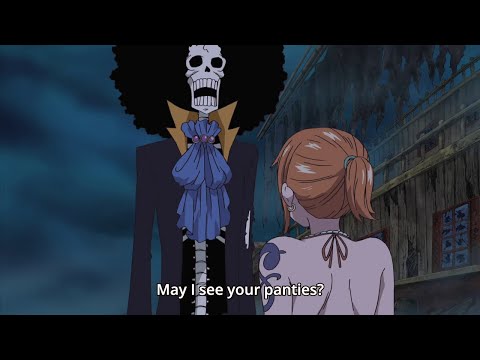 Brook meets Nami & Robin for the first time