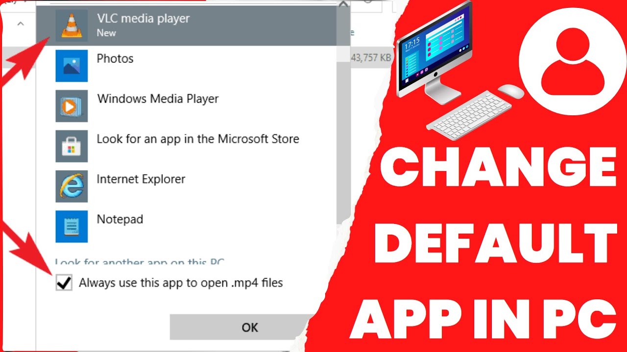 How to Change Default App for File Extensions on Your PC - YouTube