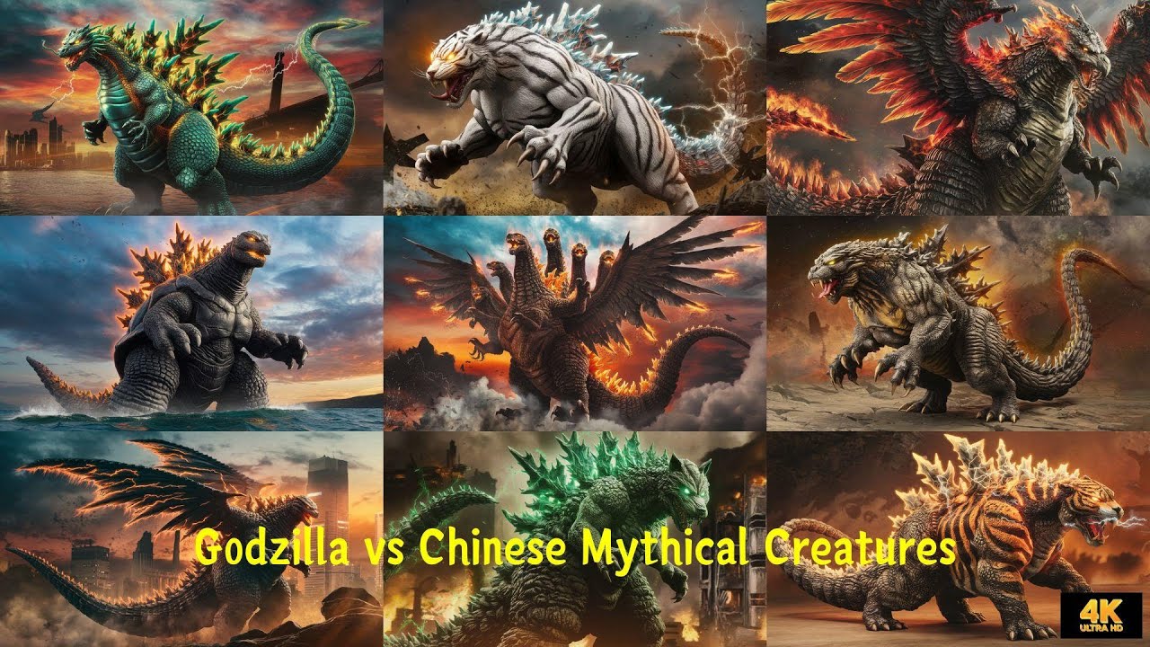 Godzilla vs Legendary Chinese Fusion Beast: A Mythical Showdown - YouTube