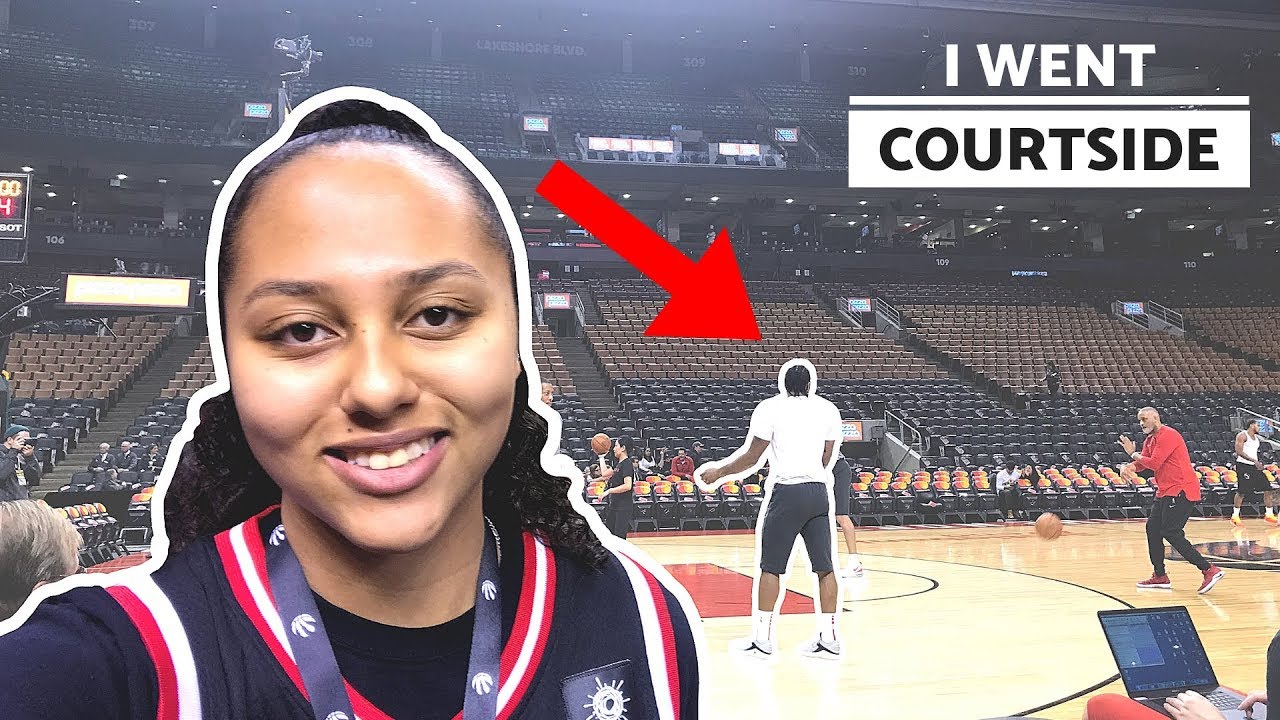 COURTSIDE TORONTO RAPTORS SHOOTAROUND:: MEMBER OF THE GAME:: RAPTORS VS ...