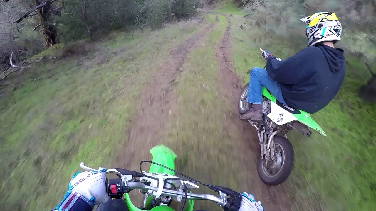Best Pit Bike Trail Riding - KLX 110L #2 - YouTube