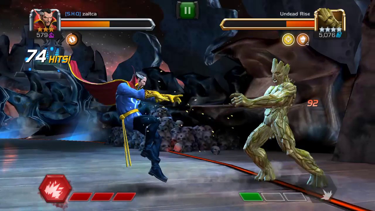 MCOC-Dr. Strange vs. Groot - YouTube
