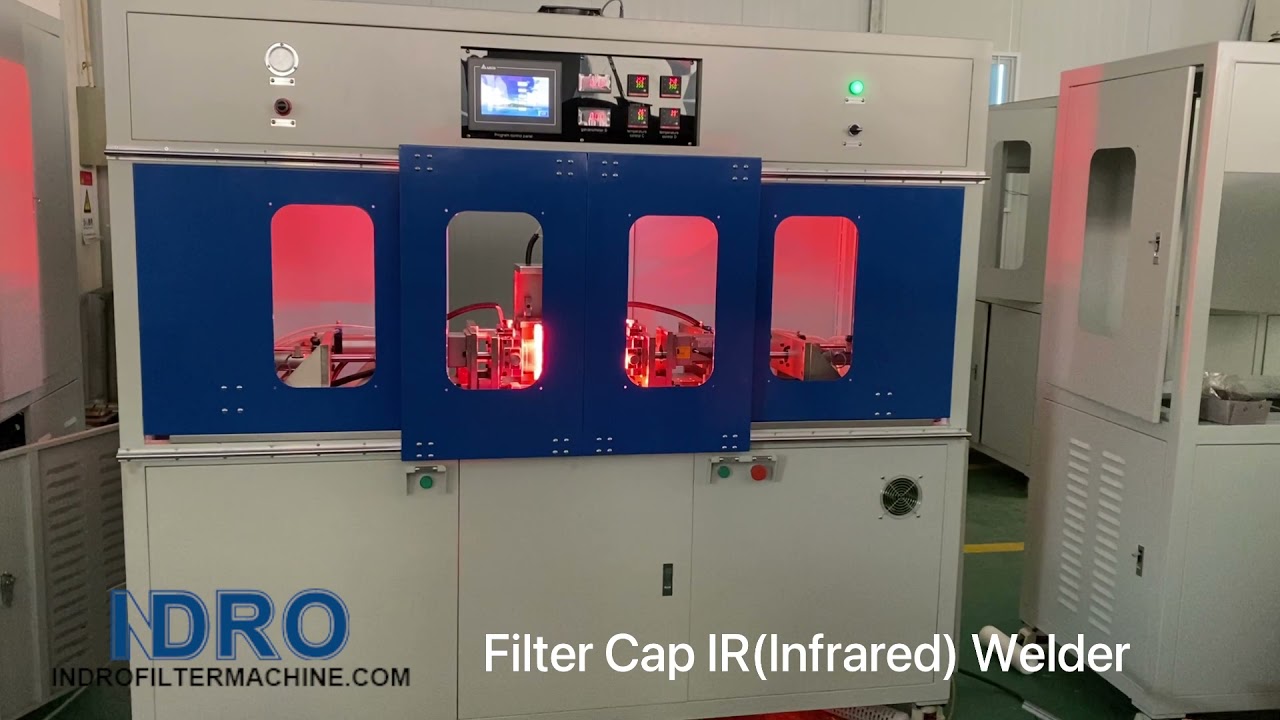 INDRO filter cap infrared IR welder video - YouTube