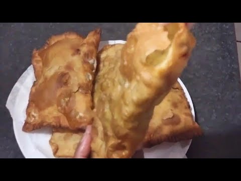 COMO Fazer MEGA PASTEL CROCANTE CASEIRO Tipo Um XIS TUDO/ PASTEL ...