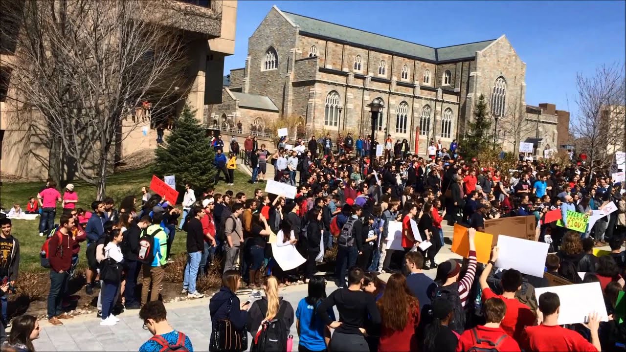 RPI student protest feared takeover of Rensselaer Union - YouTube