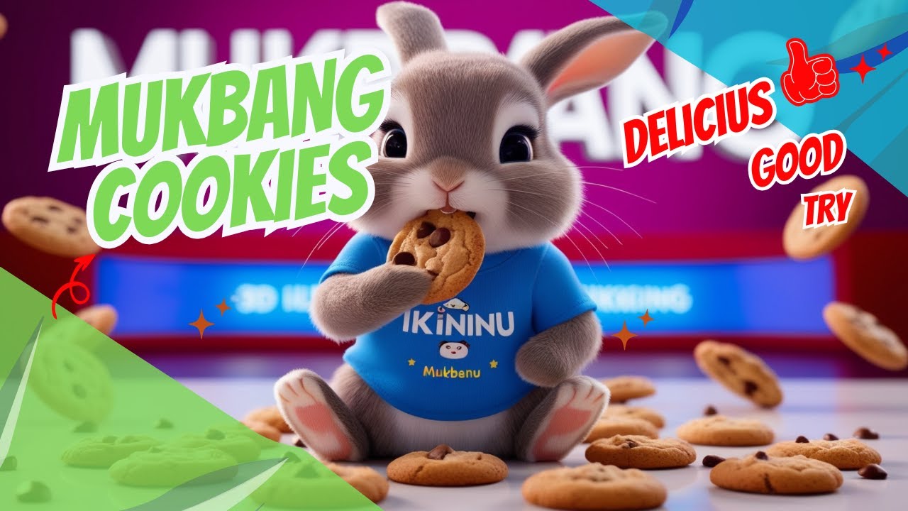 Mukbang Cookies ASMR Ke Biskuit Rabbit Bunny Kucing Oyen #42 - Eat ...