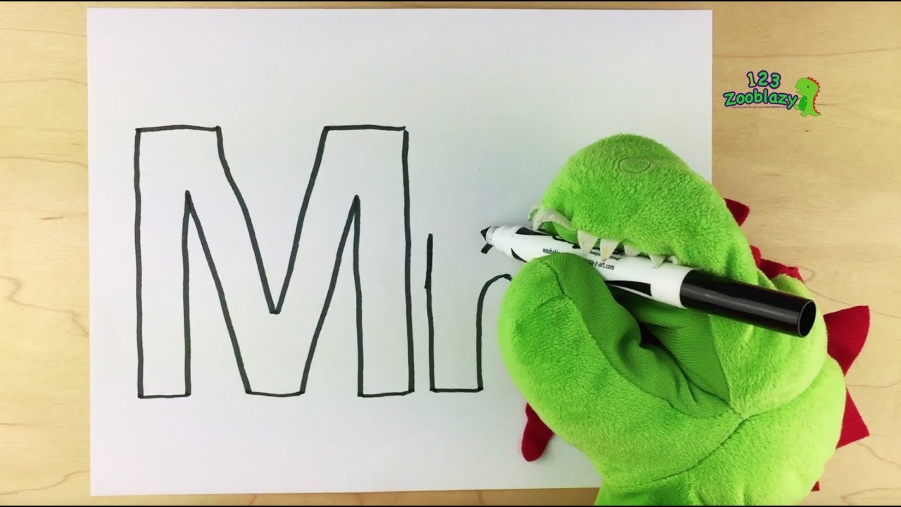 ALL NEW!!! How to write the letter Mm! Learning made fun with ...