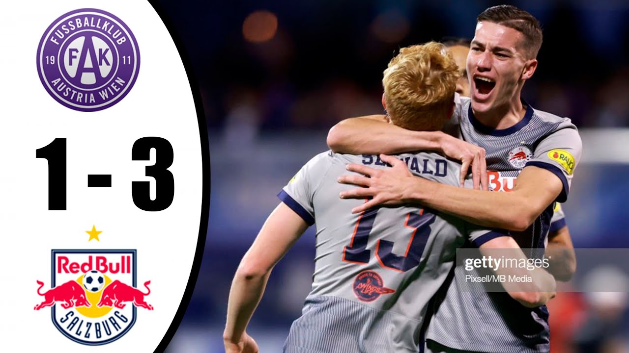 Austria Vienna vs Red Bull Salzburg 1-3 All Goals & Highlight 16/10 ...