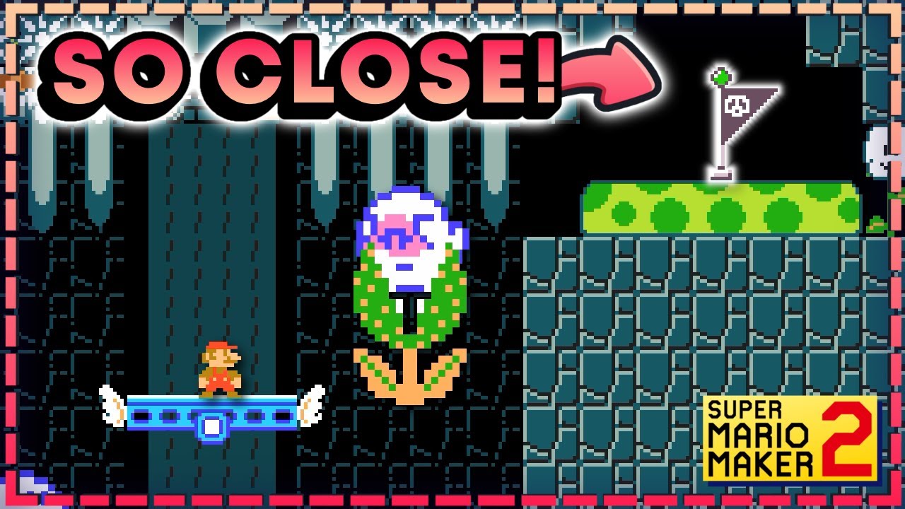 This Precision Level Had Me Struggling! | SMM2 Endless Expert - YouTube