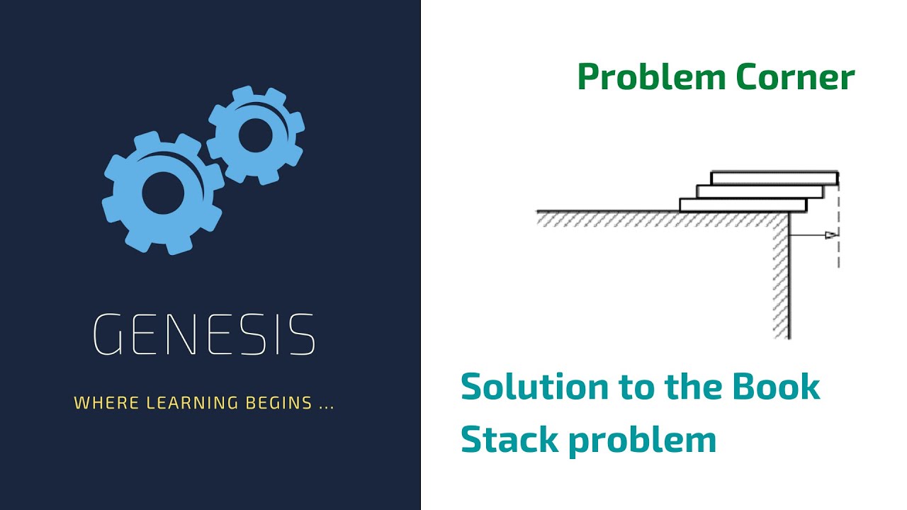 [JEE ADV PHY OLYMPIADS] BOOK STACK PROBLEM | PROBLEM CORNER 2021 - YouTube