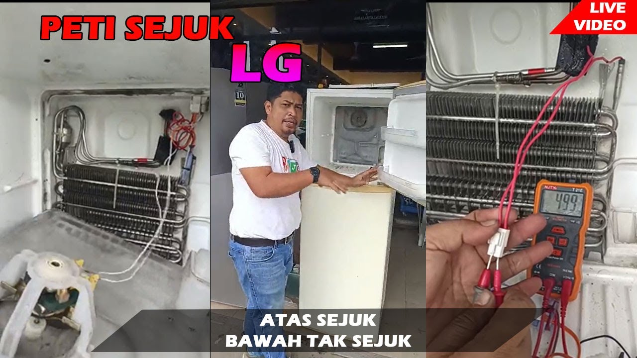 PETI SEJUK LG BAWAH TAK SEJUK - YouTube