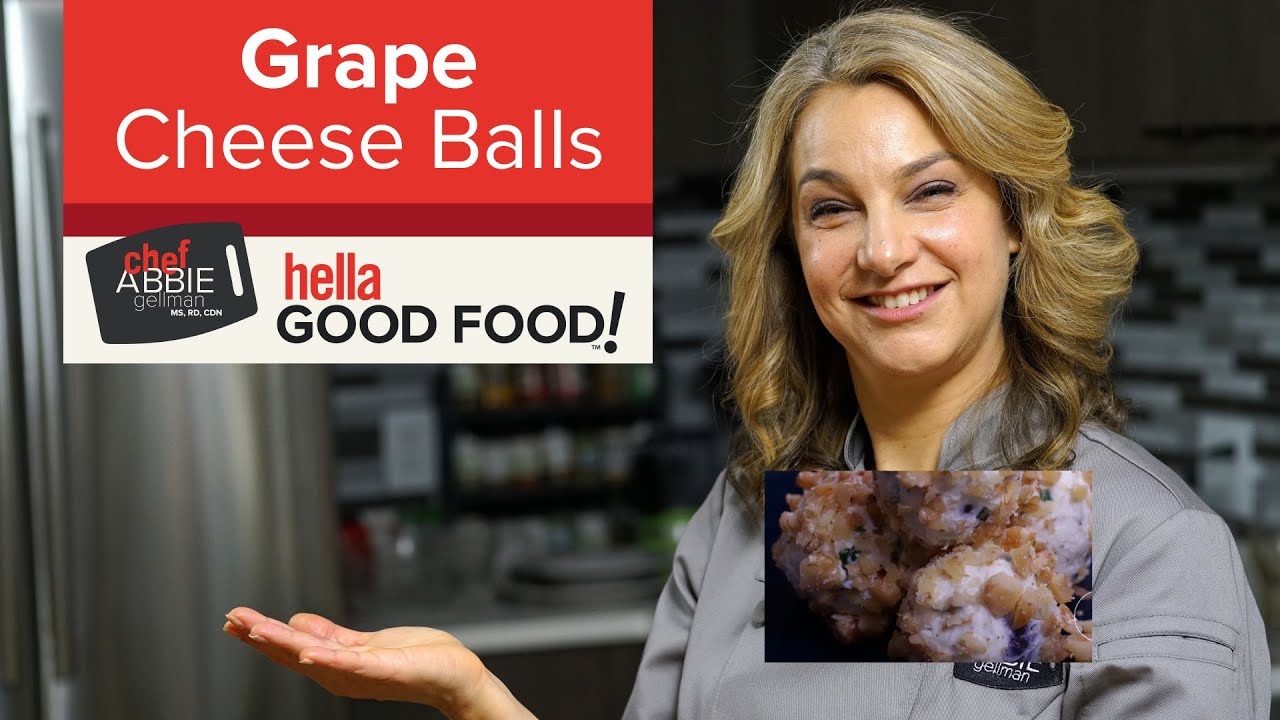 Easy Goat Cheese Grape Balls Recipe - YouTube