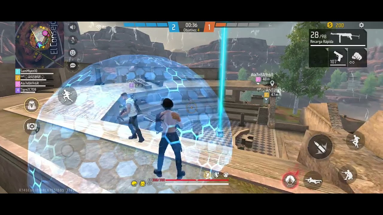 Garena Free Fire || MultiPlayer/DE-Clasificatoria - YouTube
