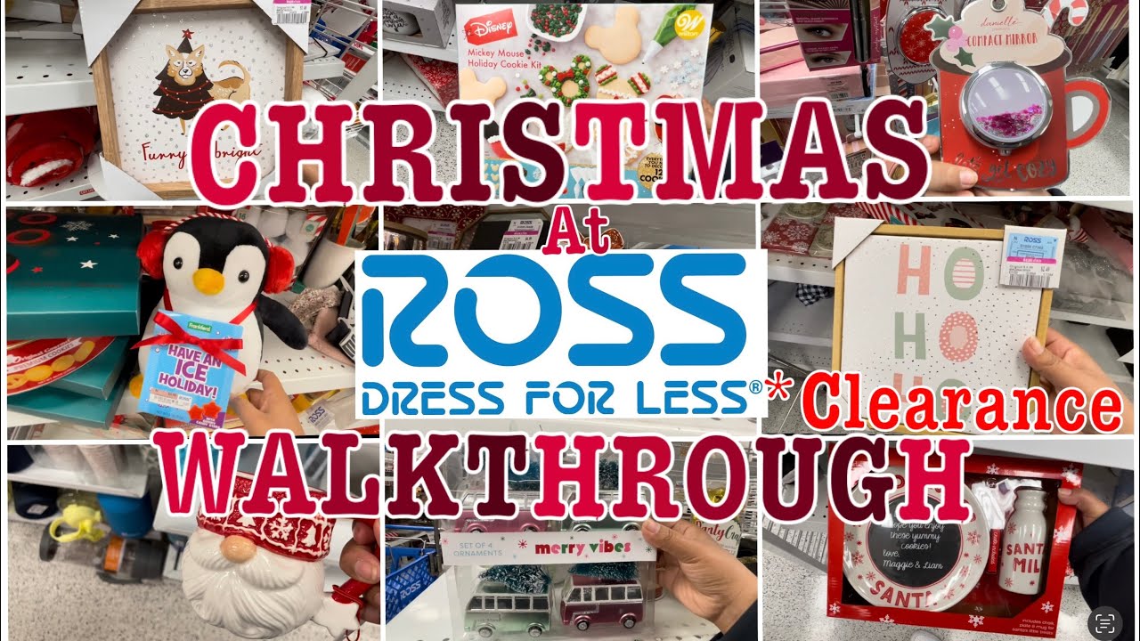 CHRISTMAS AT ROSS WALKTHROUGH 2022! Clearance Home Decor - YouTube