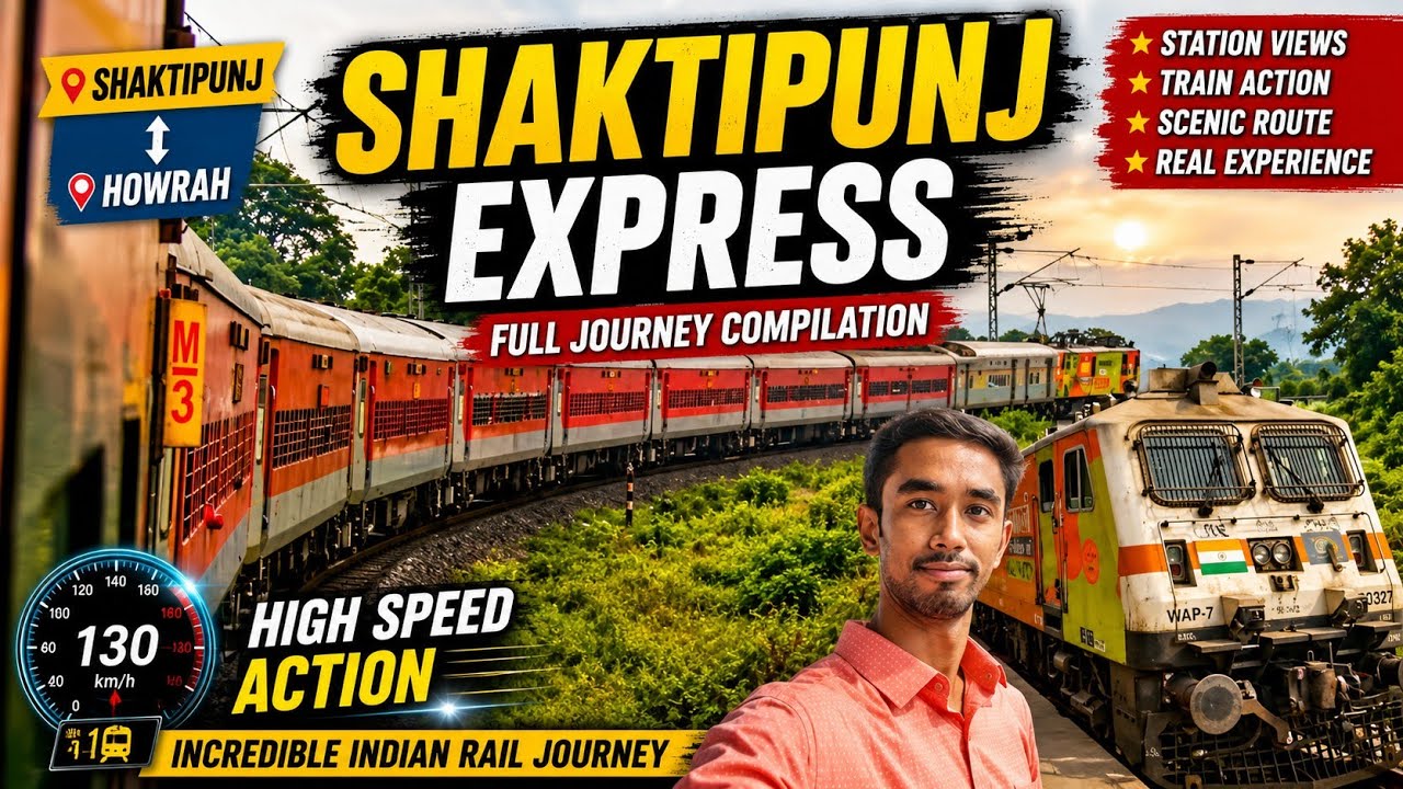 SHAKTIPUNJ EXPRESS: FULL JOURNEY COMPILATION - YouTube