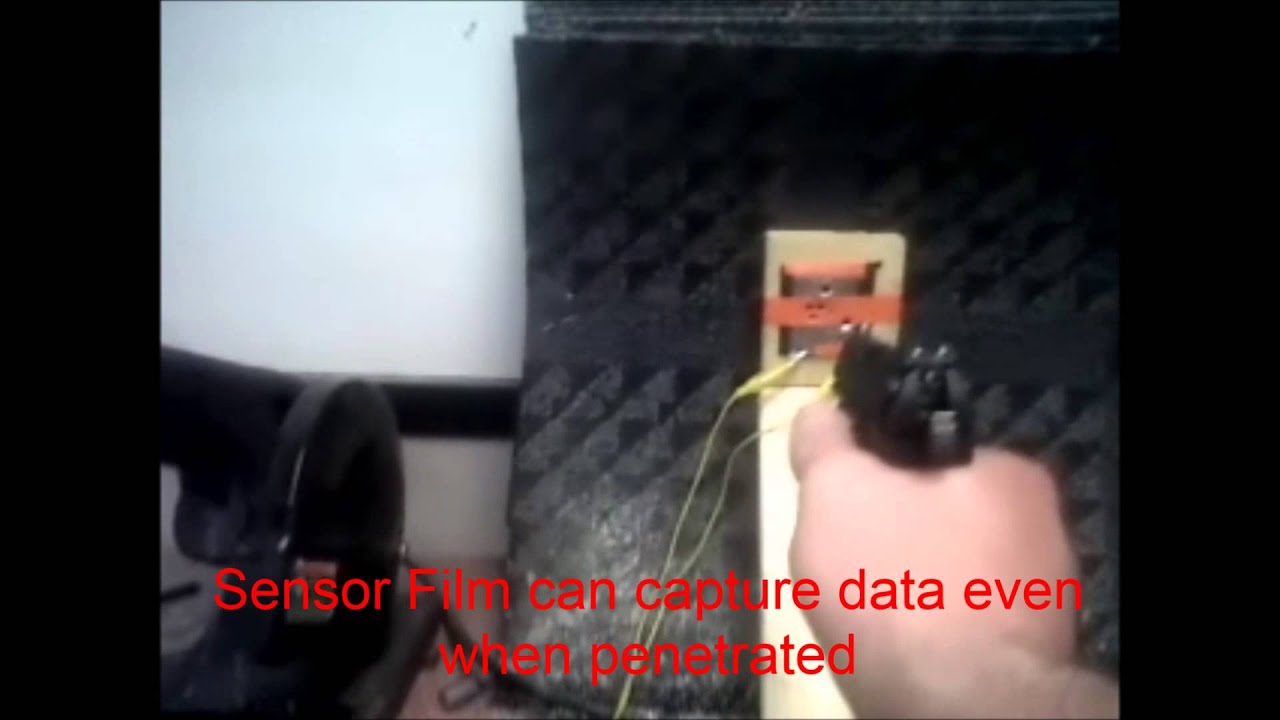 Sensor Film Measuring Ballistic Impact - YouTube