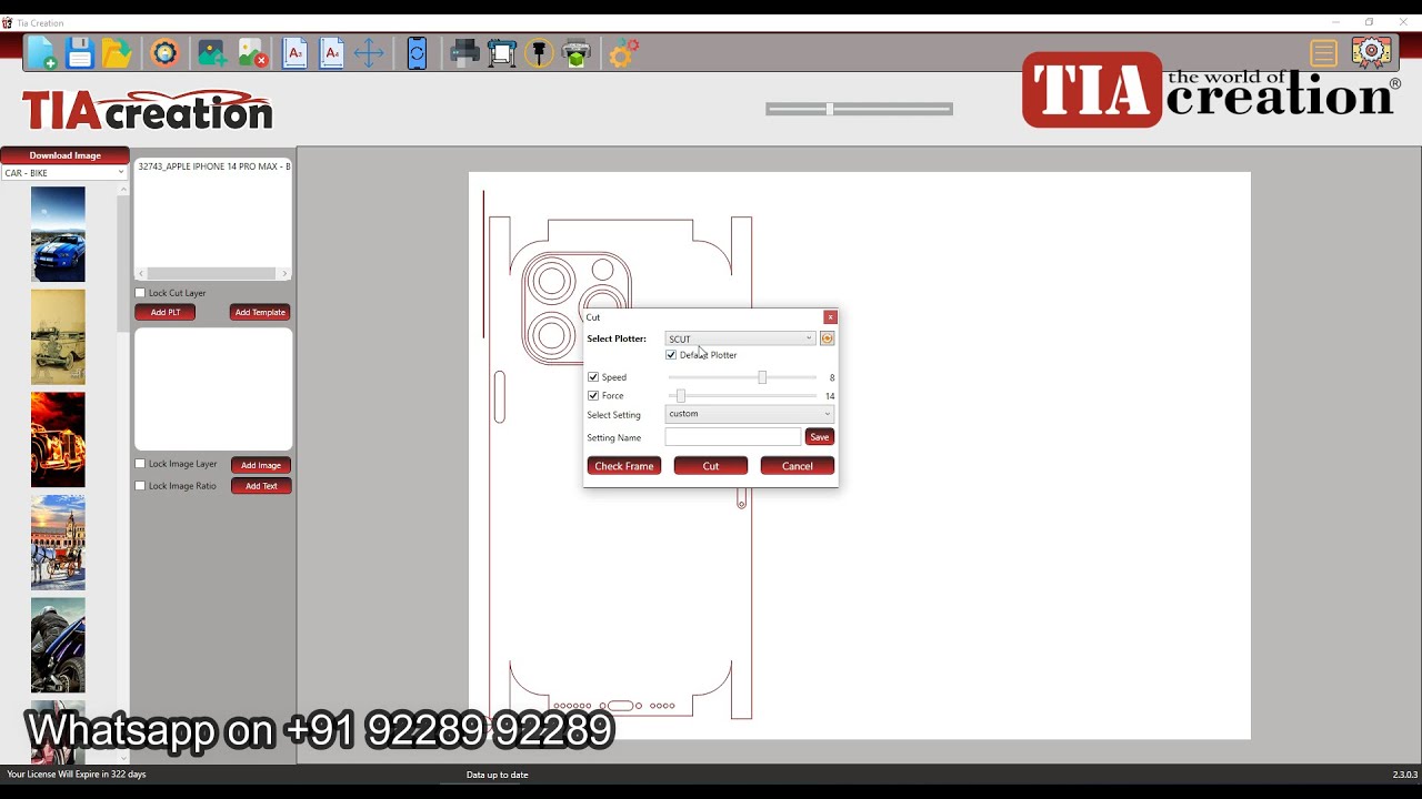 How to setup Speed and Force in Skycut, CAMEO and GRAPHTECH plotter for ...