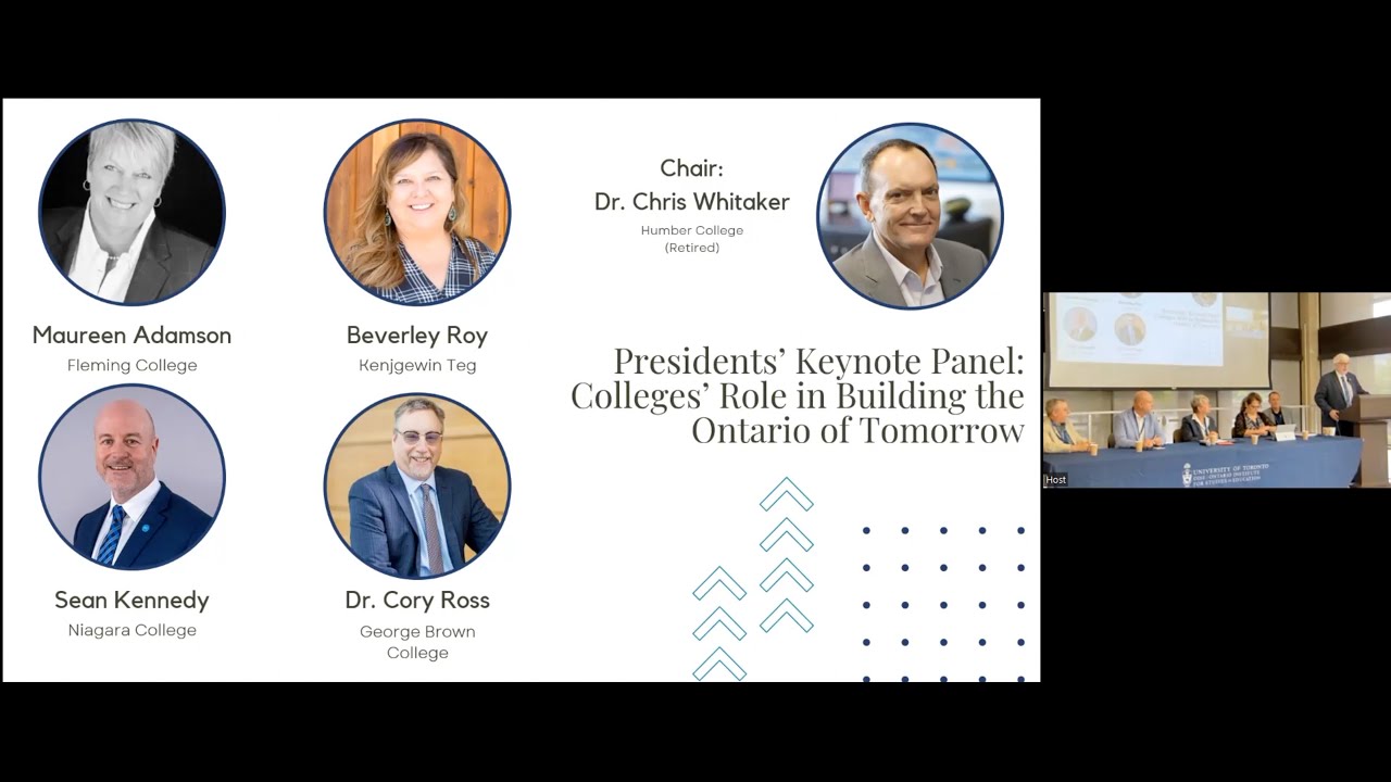 CCL Symposium - Presidents' Keynote Panel: Colleges' Role in Building ...