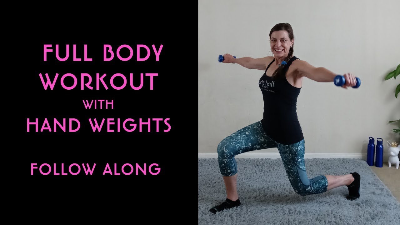 😀 Full Body Workout with Hand Weights or Bottles - YouTube