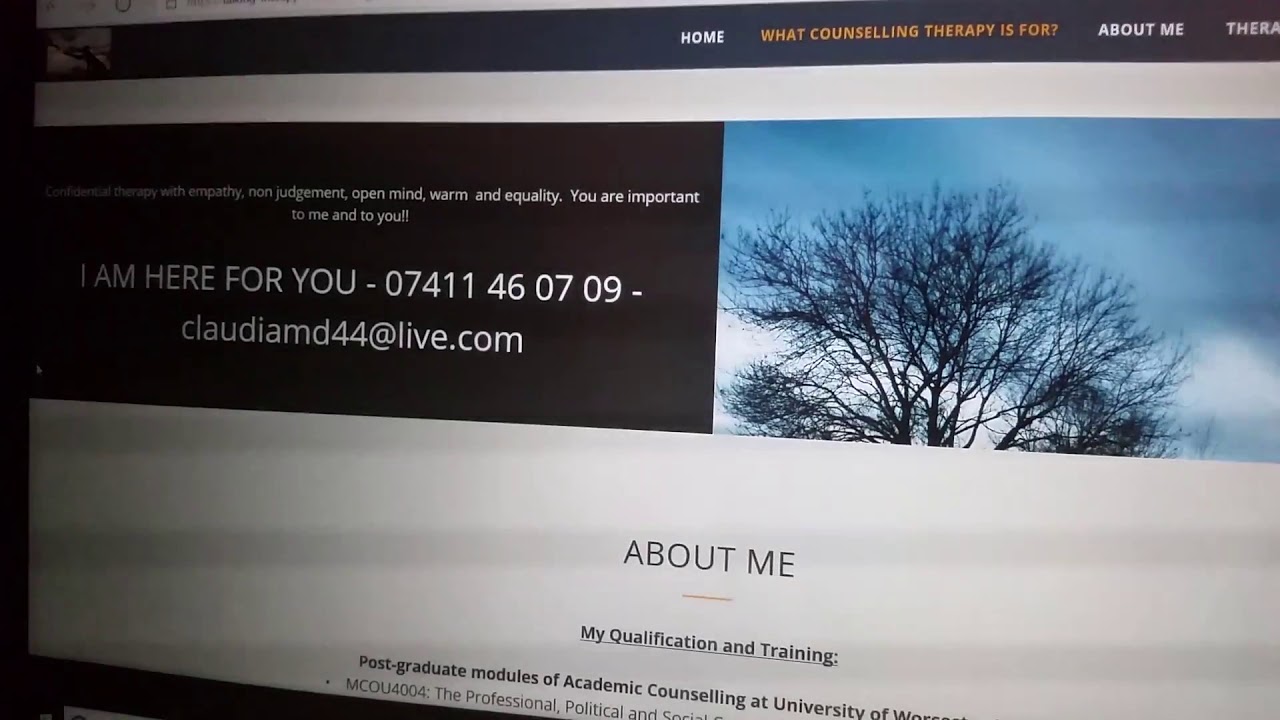 Psychology and Counselling therapy. Confidential on Skype: therapytalk1 ...