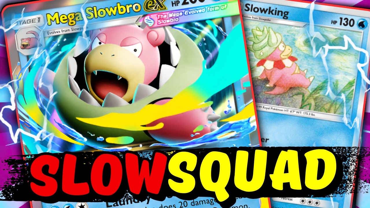USING MEGA SLOWBRO LIKE THIS IS DIABOLICAL | Pokemon TCG Pocket - YouTube